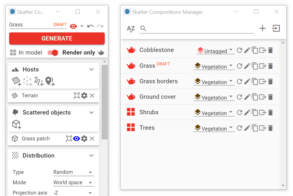 Skatter V2 – Render DC