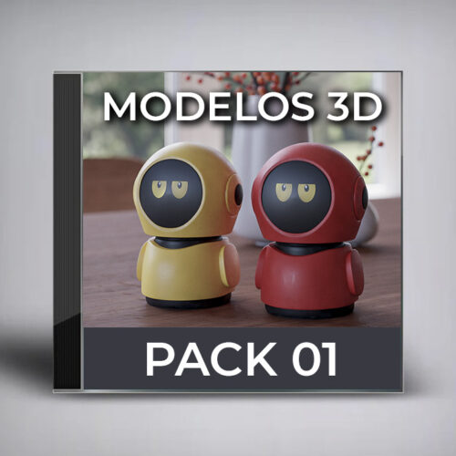 PACK 01 MODELOS 3D – Render DC