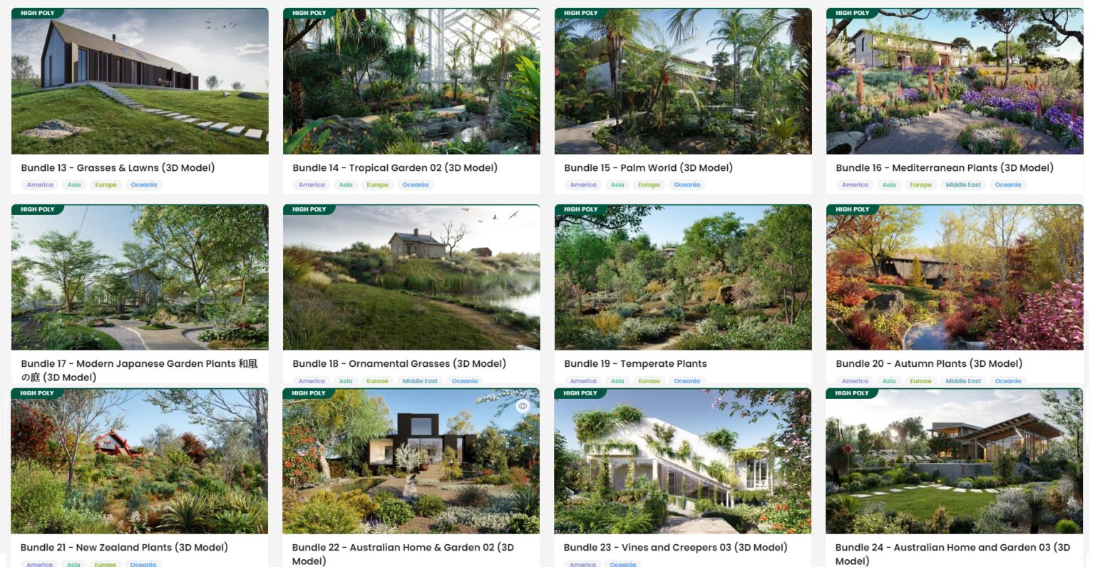 GLOBE PLANTS Vol 1-50 – Render DC